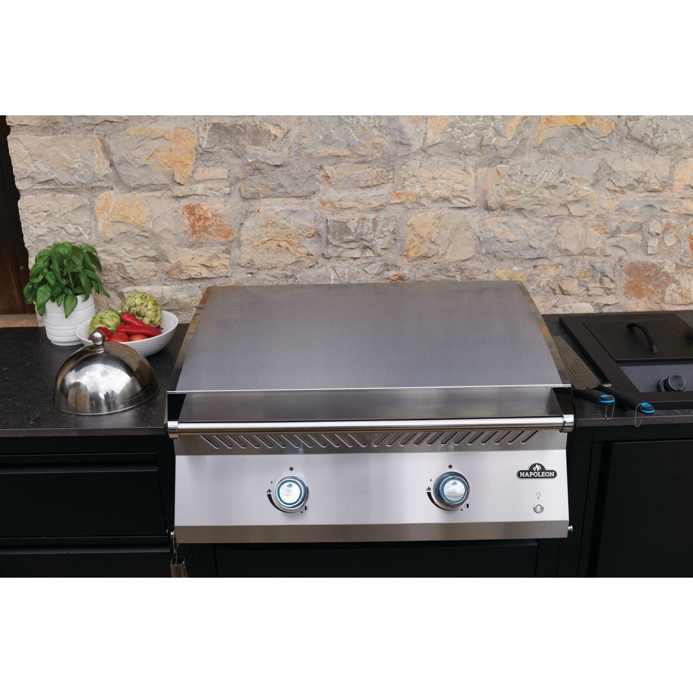 Napoleon Built-In 700 Series 32-Inch Built-In Gas Griddle, Stainless S ...